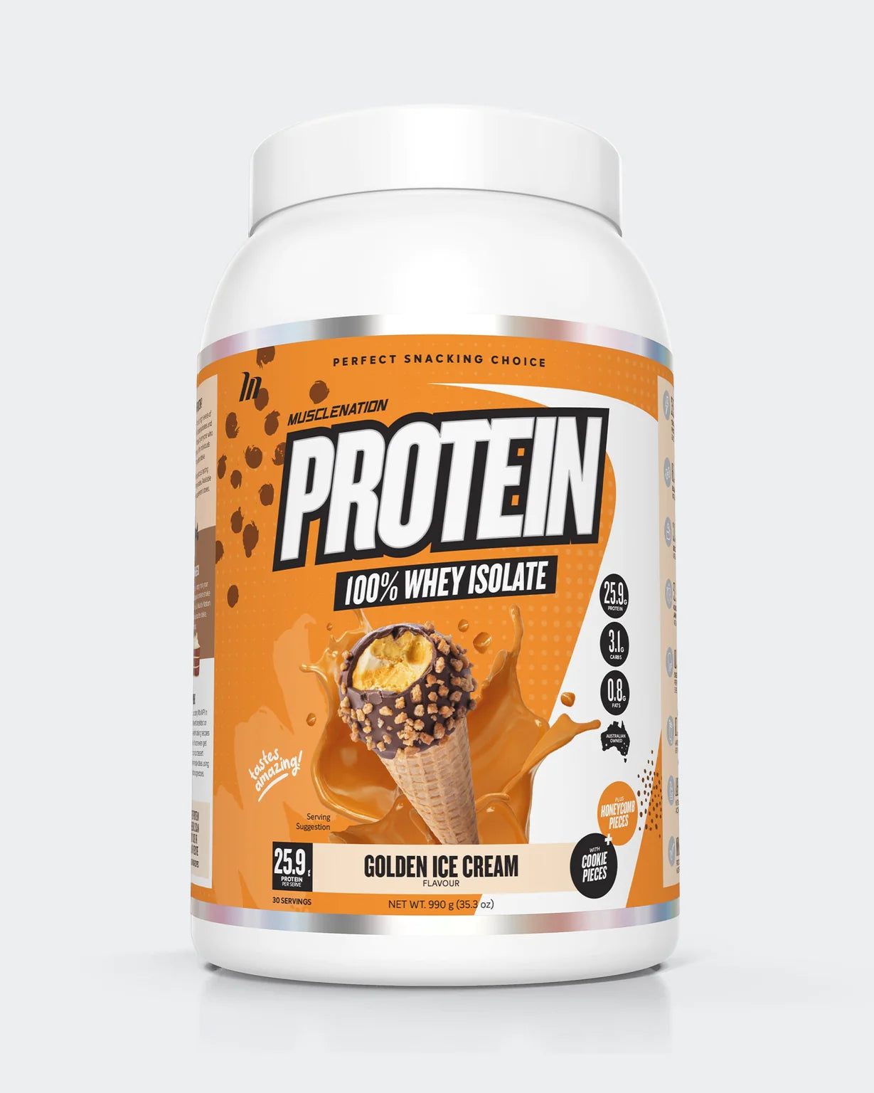 MUSCLE NATION - 100% WHEY ISOLATE PROTEIN POWDER (30 SERVES) – NZPHYSIQUE